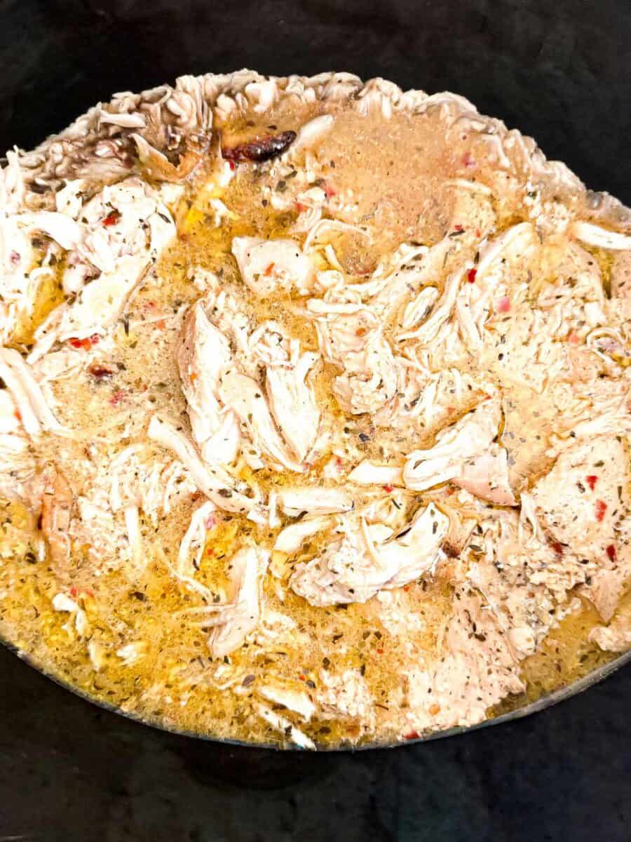Crock Pot Garlic Parmesan Chicken Pasta (Buffalo Wild Wings Sauce ...